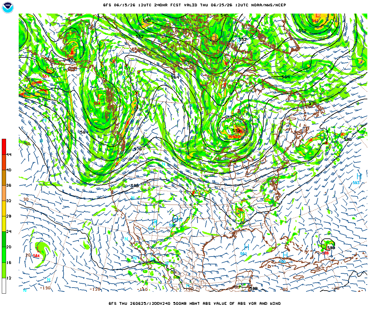 GFS vs ECMWF Forecast